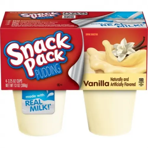 Vanilla Pudding Cup Snack Pack Pudding Variety Pack, 3.25 Oz., 36 Pk.